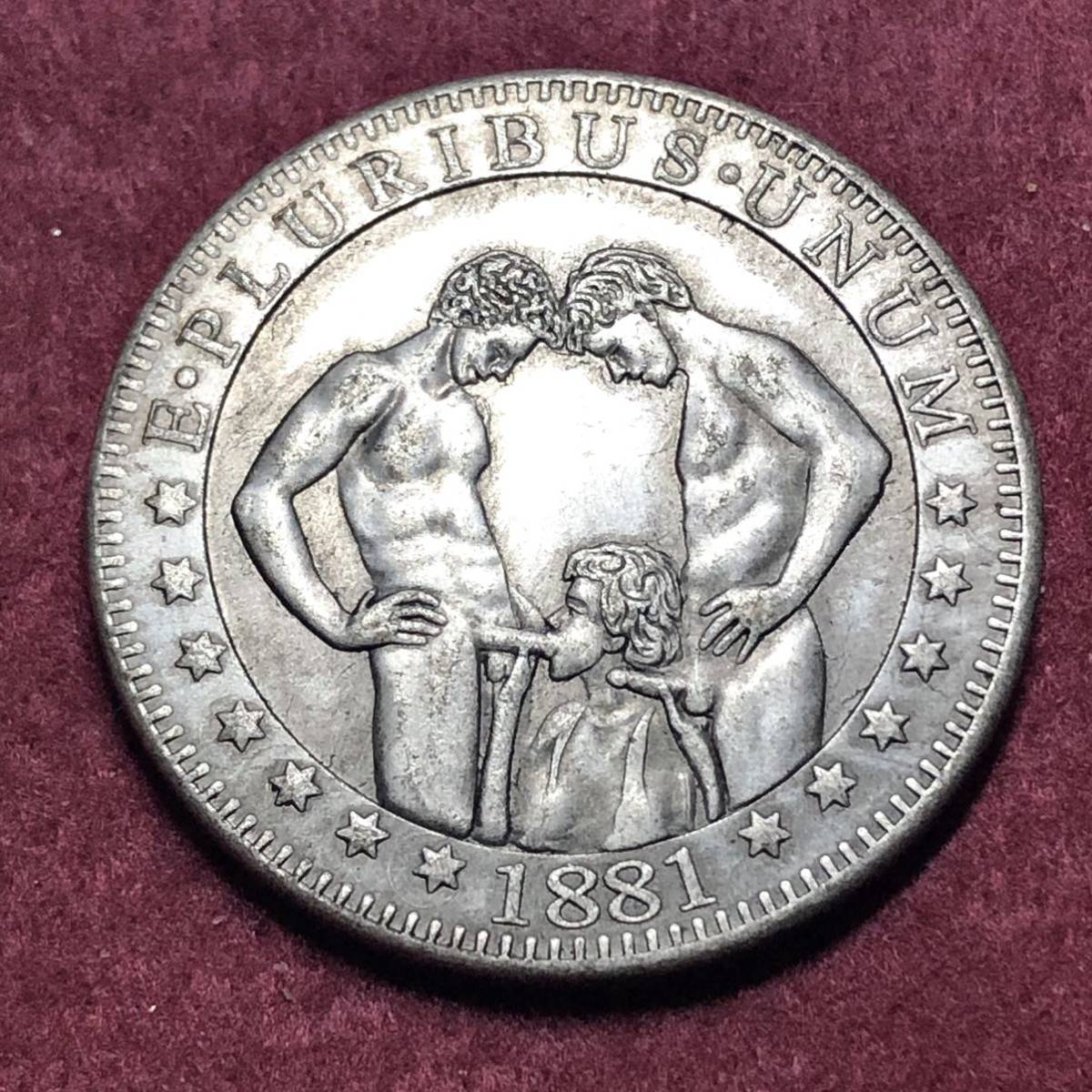 Yahoo!オークション - アメリカ 1881年 イーグル モルガン ONE DOLLAR ...