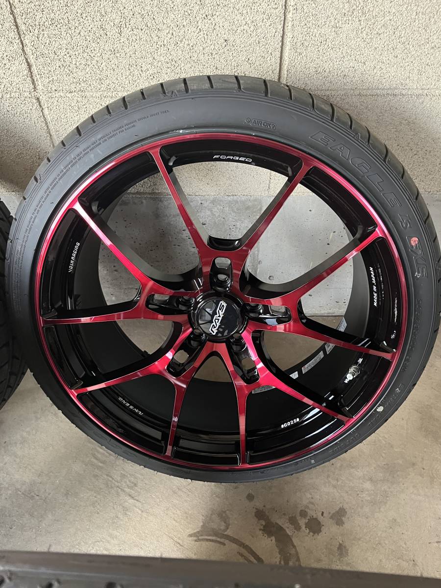 Yahoo!オークション - 美品レイズ/RAYS VOLK RACING G025 ボルドーレッ...