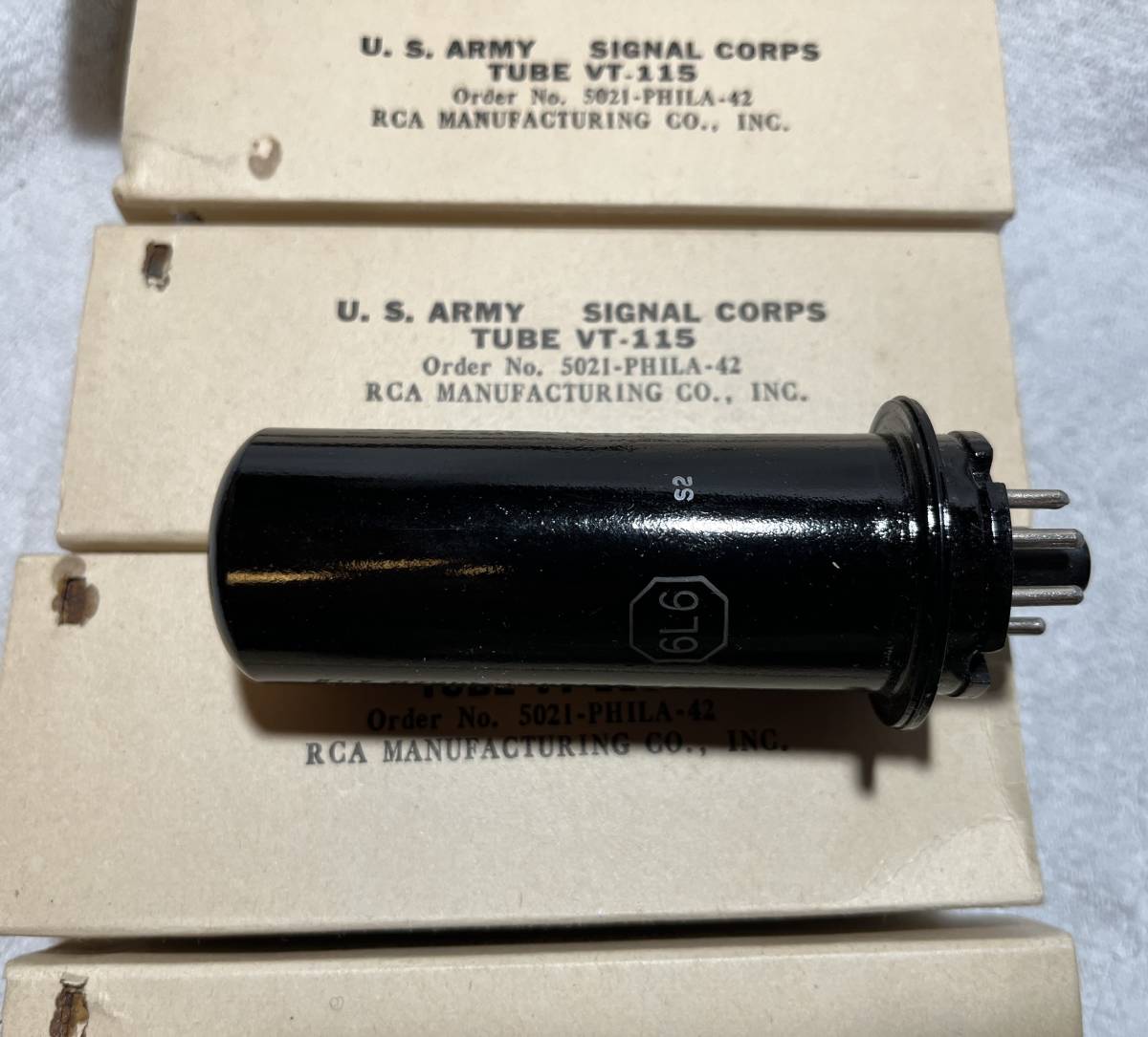 Yahoo!オークション - 米国RCA 6L6 メタルチューブ 未使用元箱入り4本...