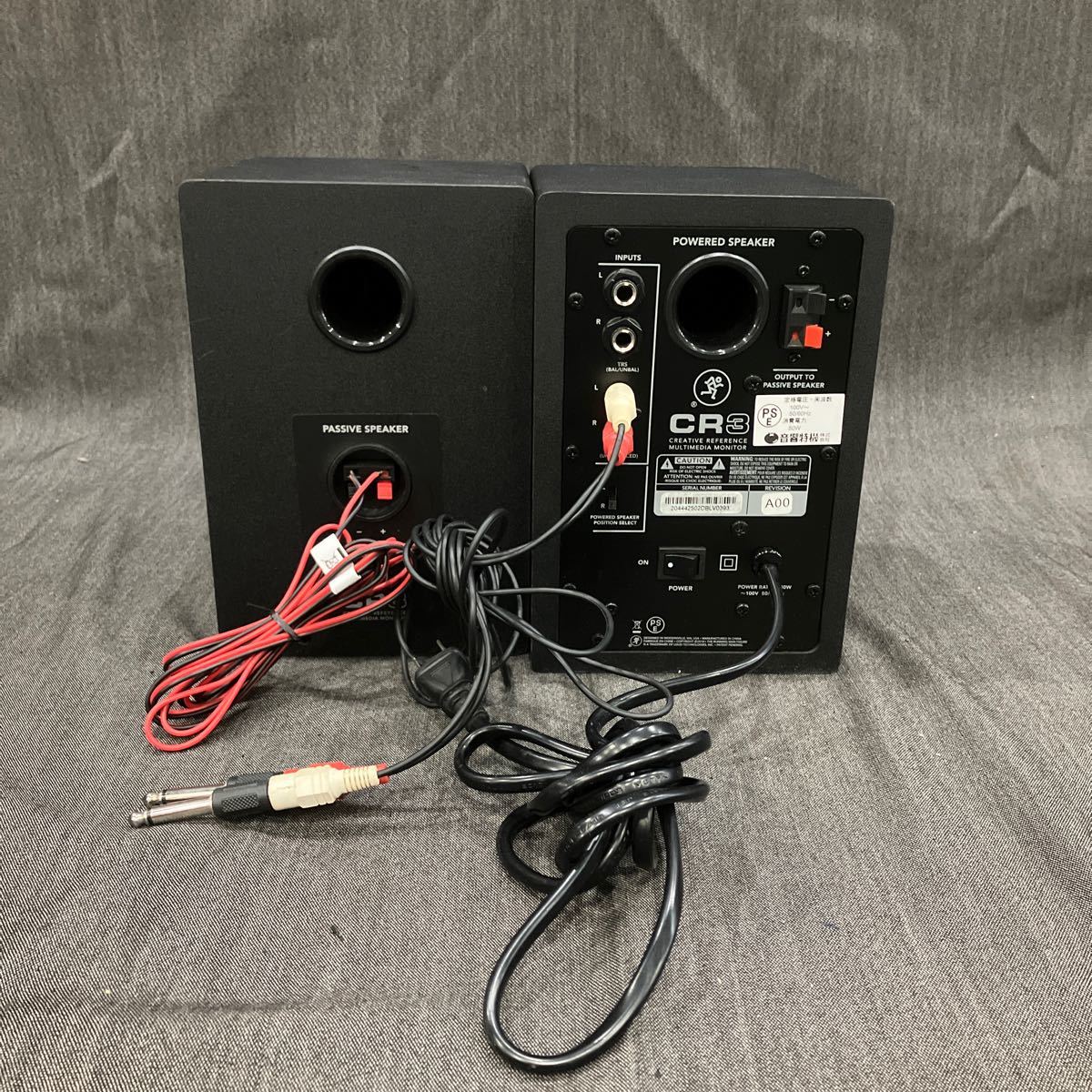 Yahoo!オークション - MACKIE マッキー モニタースピーカー CR3 ペア B...