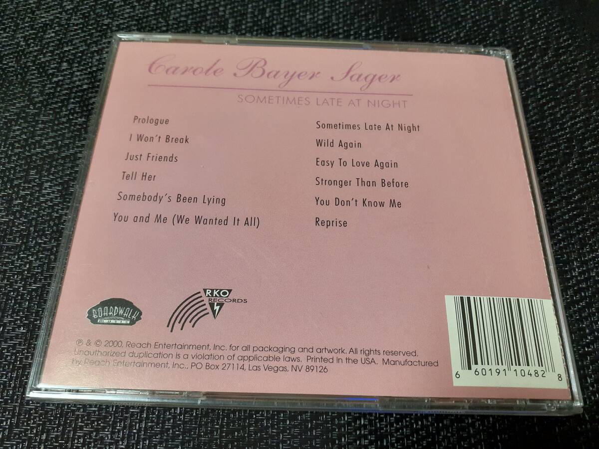 J6760 Cd キャロル ベイヤー セイガー Carole Bayer Sager Sometimes Late At Night C