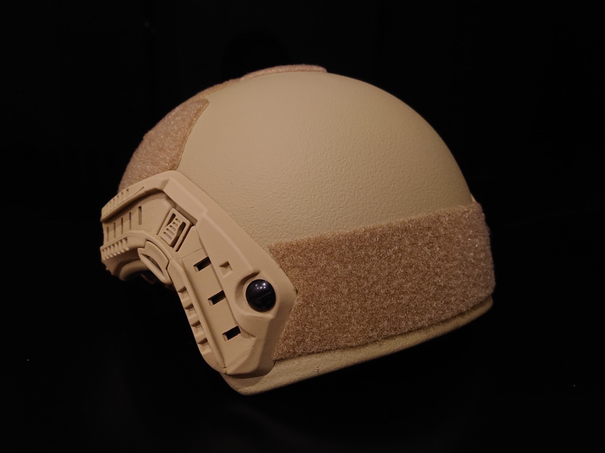 Yahoo!オークション - NIJ ⅢA(レベル3a) 実物 防弾ヘルメット タクテ...