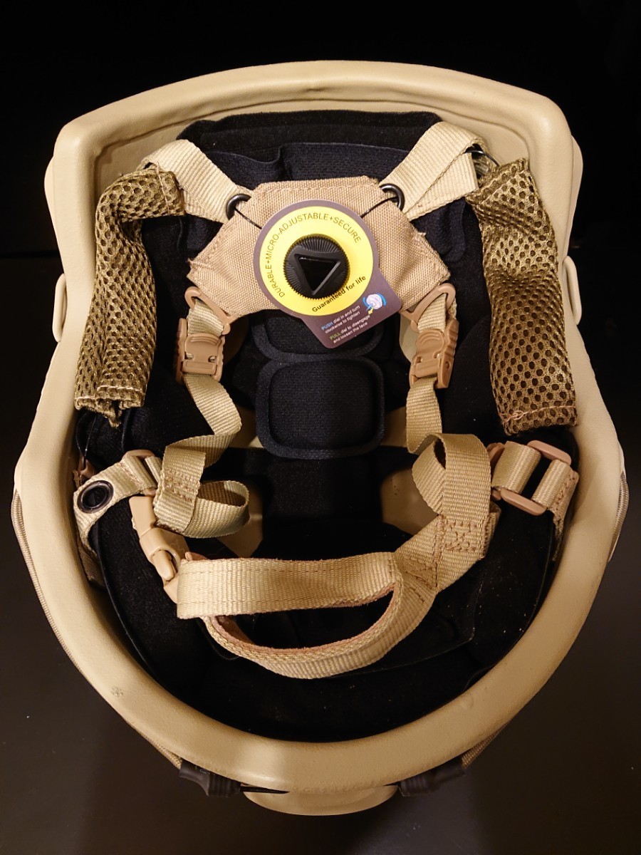 Yahoo!オークション - NIJ ⅢA(レベル3a) 実物 防弾ヘルメット タクテ...