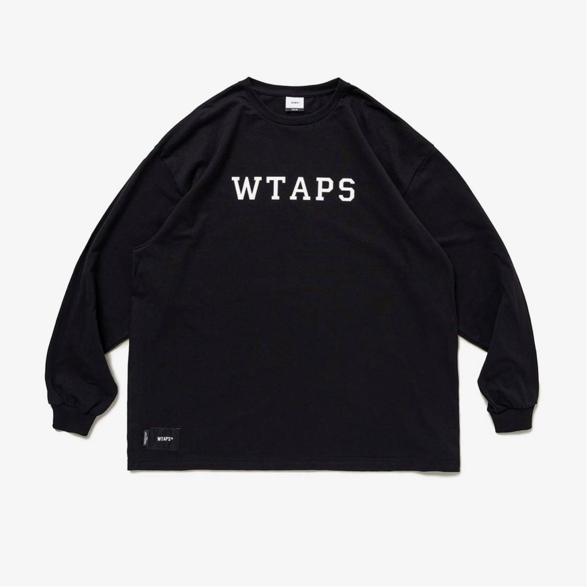 Yahoo!オークション - 23AW WTAPS COLLEGE / LS / COTTON BLACK M ダブ...