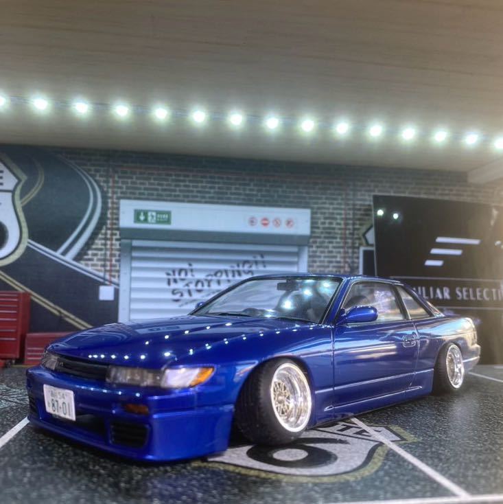 Yahoo!オークション - プラモデル完成品 アオシマ1/24 S13シルビア 特...