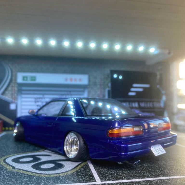 Yahoo!オークション - プラモデル完成品 アオシマ1/24 S13シルビア 特...