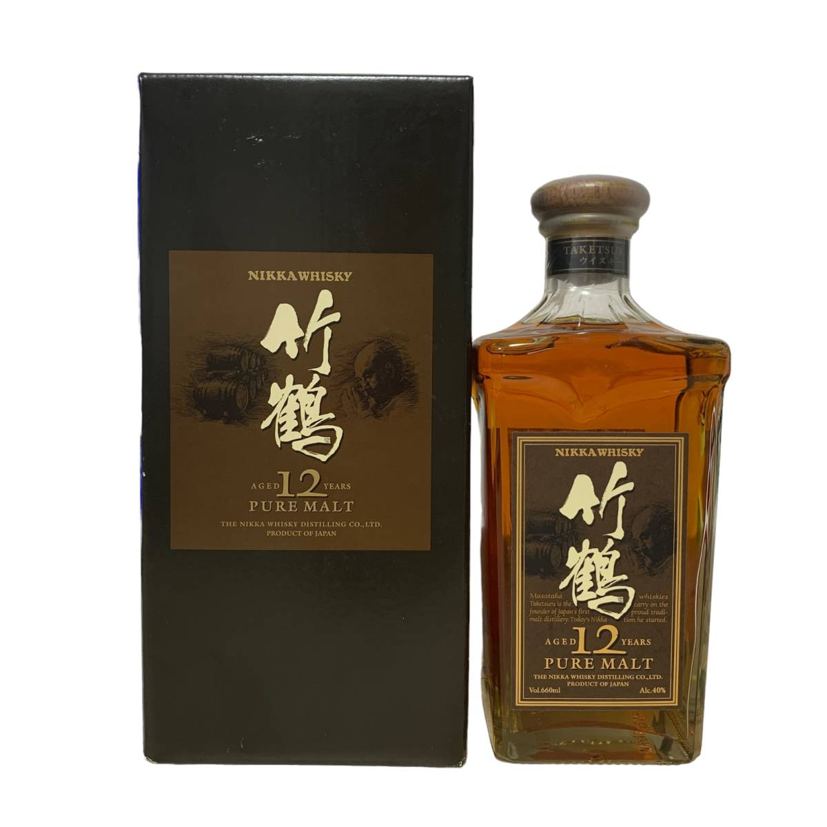 Yahoo!オークション - 未開栓 竹鶴 12年 ピュアモルト 660ml 配送先 ...