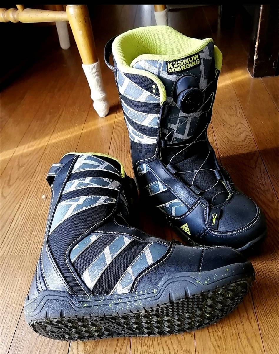 Yahoo!オークション - K2スノボー靴子供用23cm中古品