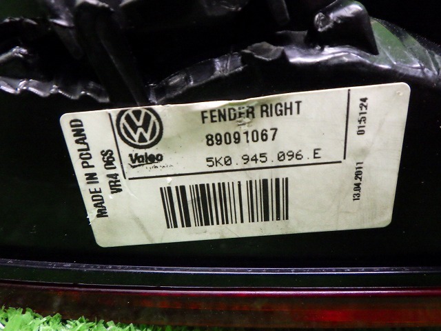 Yahoo!オークション - VW 1K系 ゴルフ6 テールレンズ 4点 5K0 945 寒冷...