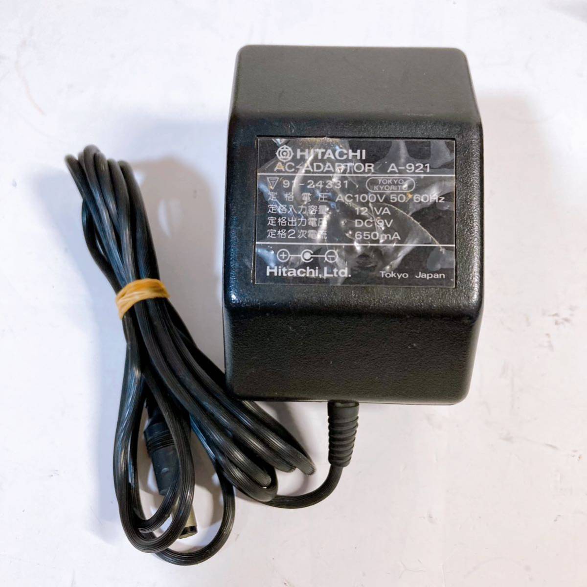 Yahoo!オークション - 日立 ACアダプター A-921 通電確認済 【9V 650mA...