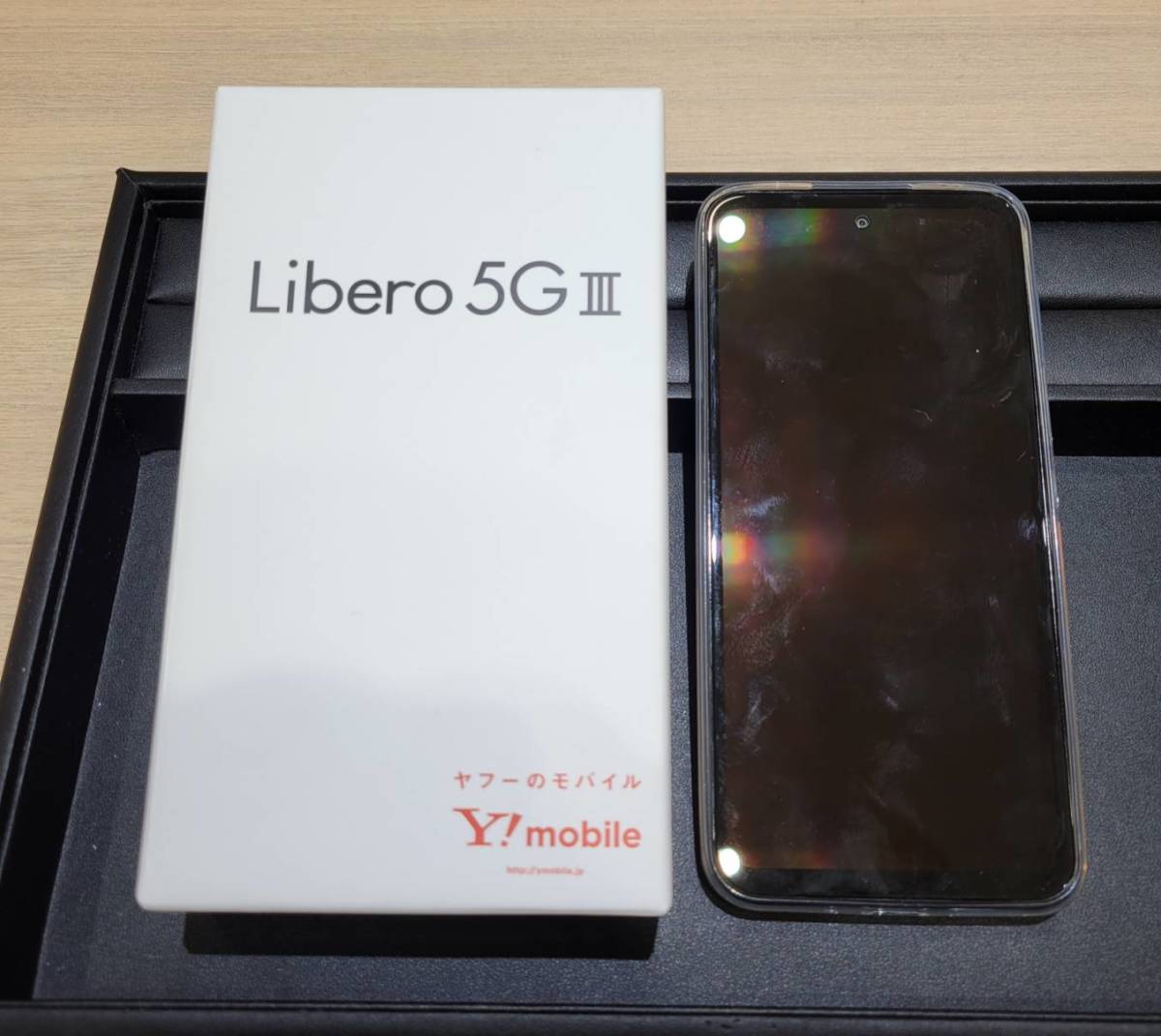 OAK-2564FH 1円スタート Y mobile ZTE Libero5G III A202ZT 64GB Android 判定〇 SIMフリー ブラック IMEI ...