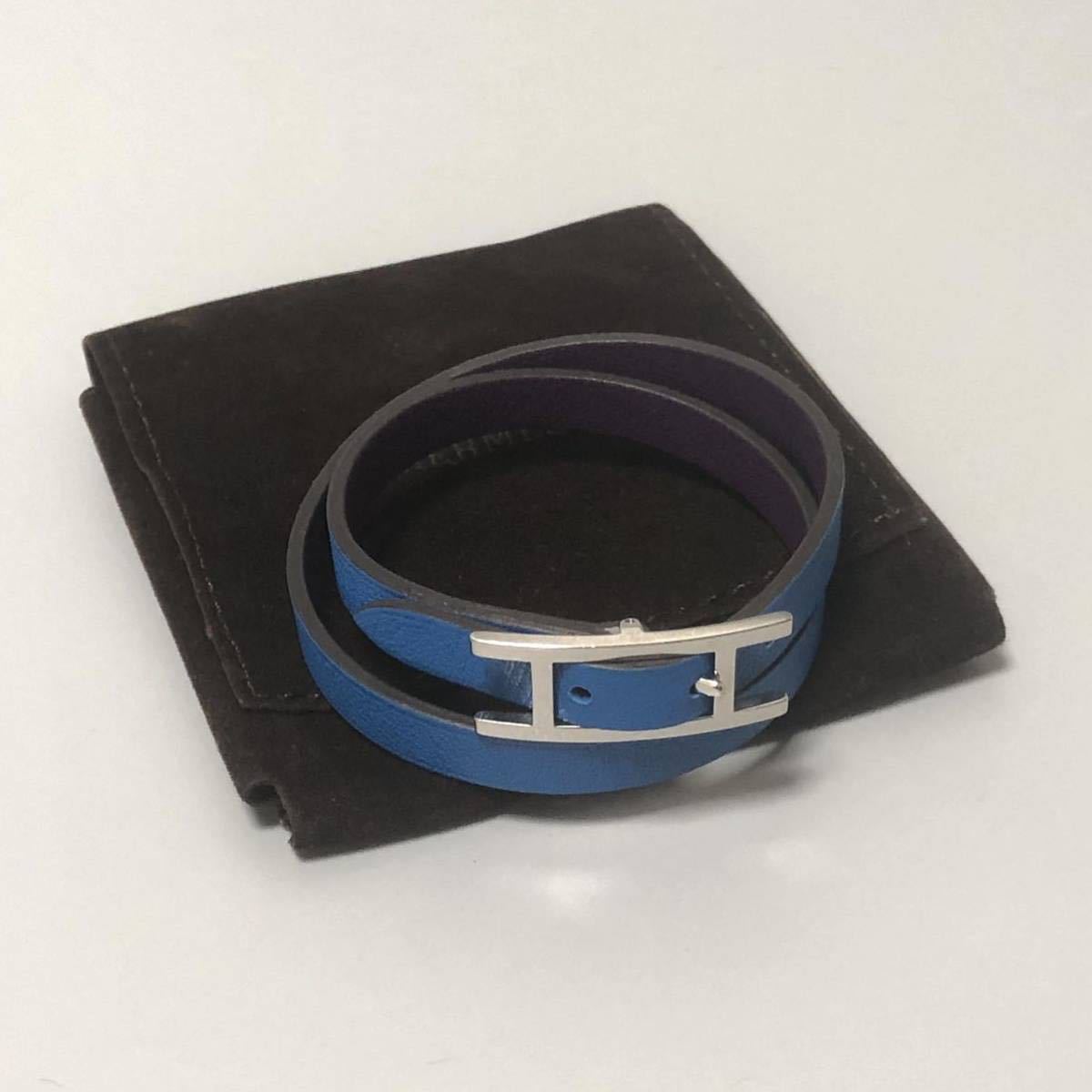 超美品‼️エルメス アピ リバーシブル レザー ブレスレット 超美品‼️エルメス アピ リバーシブル レザー ブレスレット