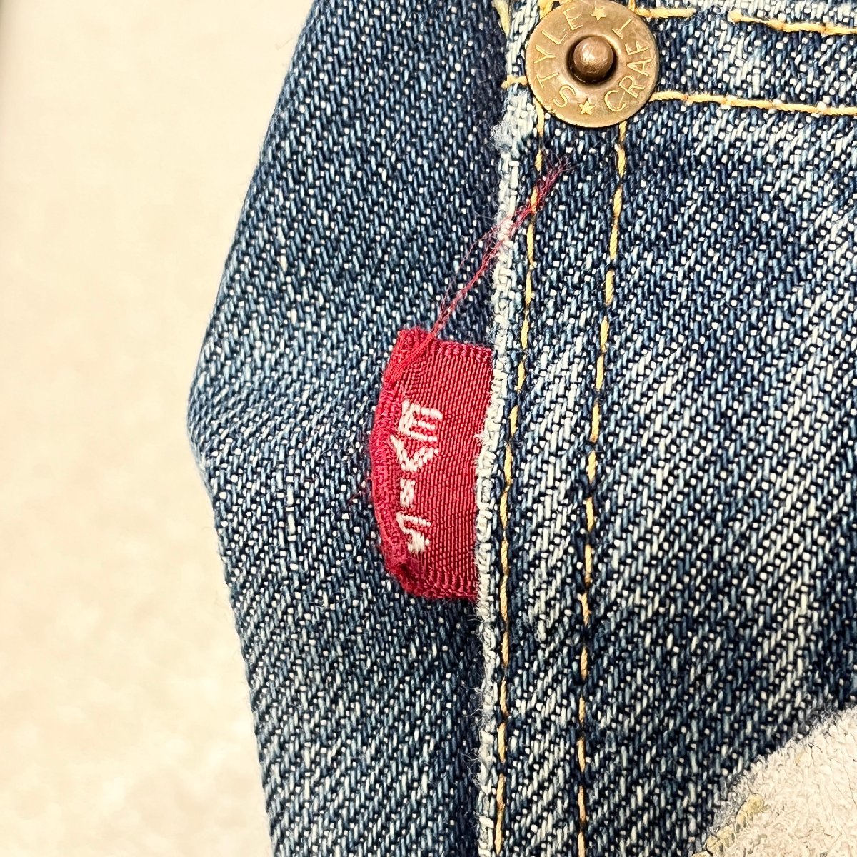 Yahoo!オークション - EVISU EVIS エヴィス Uなし 初期 デニム ジーン...