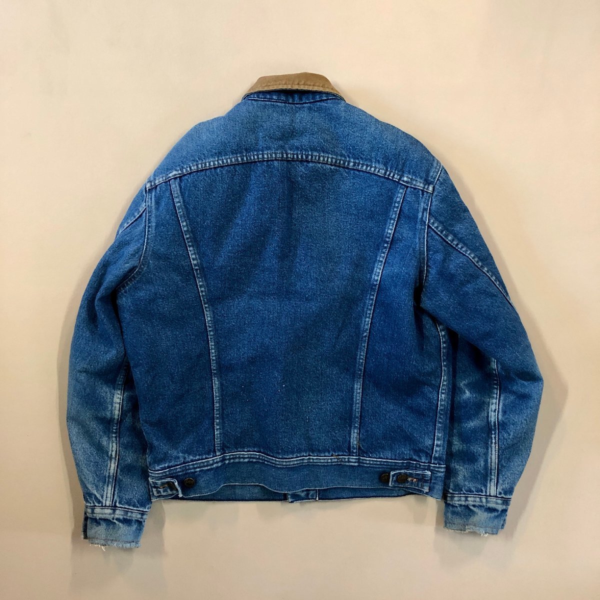日本代購代標第一品牌【樂淘letao】－★80s Lee リー ストームライダー デニムジャケット ジージャン アウター ブランケット付き 裏起毛 ブルー 1.09kg★