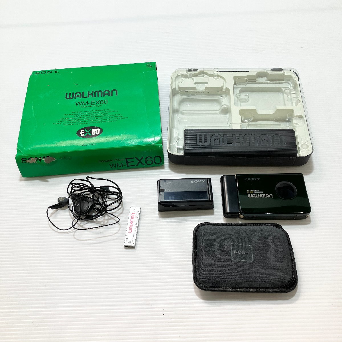Yahoo!オークション - 【ジャンク品】 SONY ソニー WM-EX60 WALKMAN ...