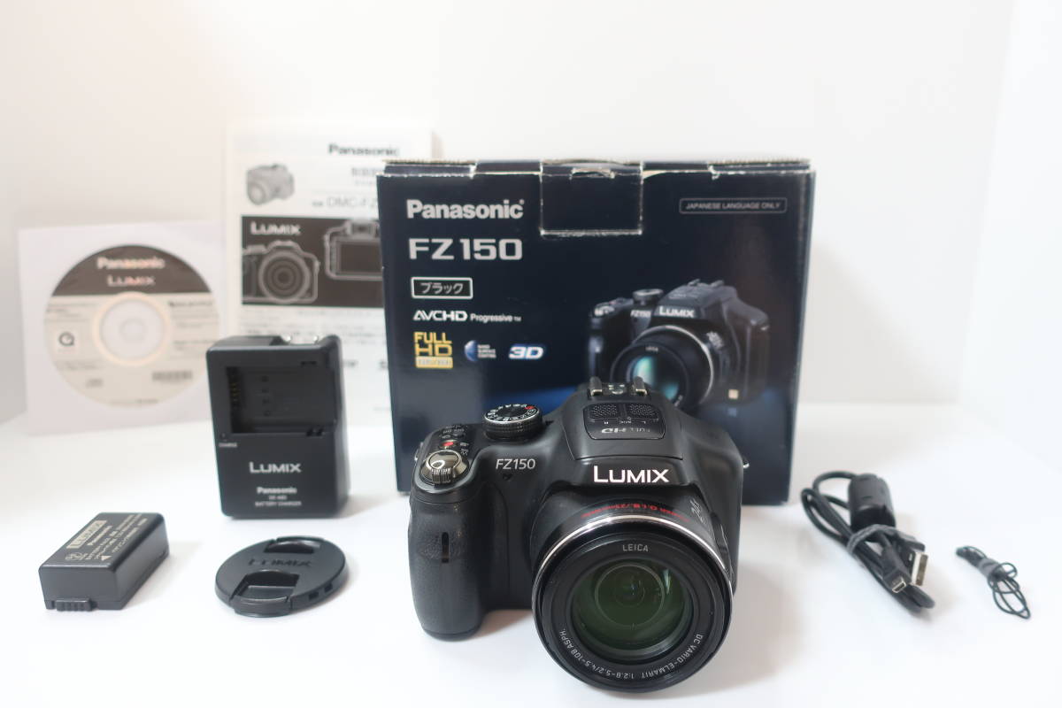 Yahoo!オークション - 良品 Panasonic パナソニック DMC-FZ150 元箱付...