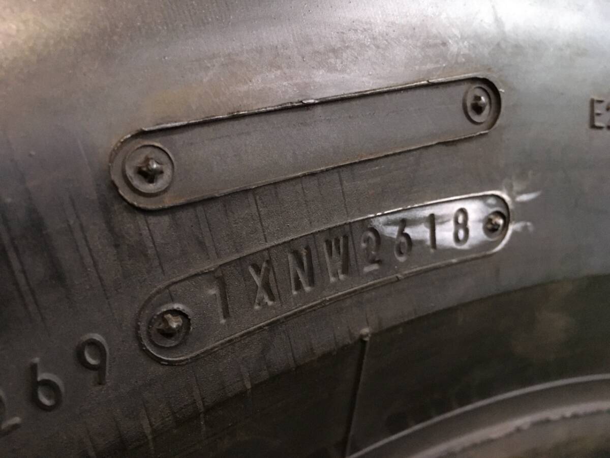 Yahoo!オークション - s136-4-2 225/80R17.5 中古1本 ダンロップ SP110...