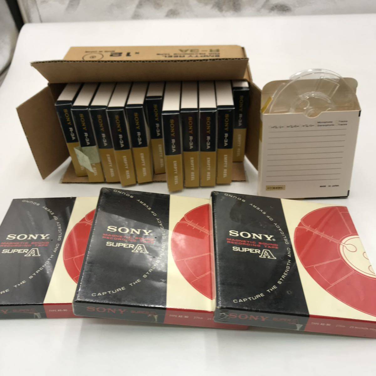 Yahoo!オークション - C591 Y SONY ソニー オープンリールテープ 空テ...