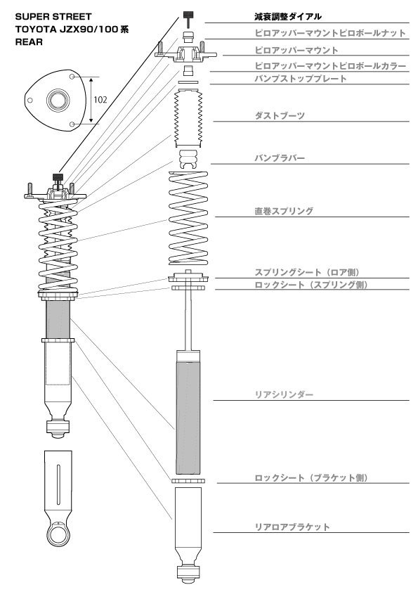 Yahoo!オークション - D-MAX 補修パーツ 減衰調整ダイヤル スーパース...