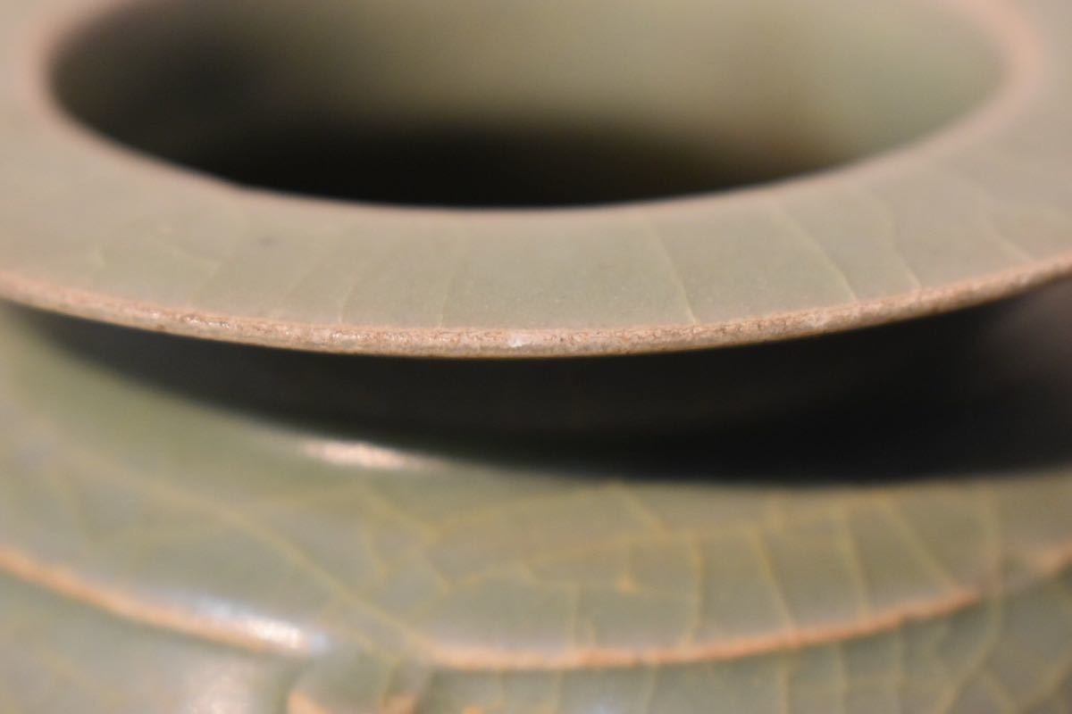 Yahoo!オークション - 【GE】R92【コレクター所蔵品】時代 青磁三足香...