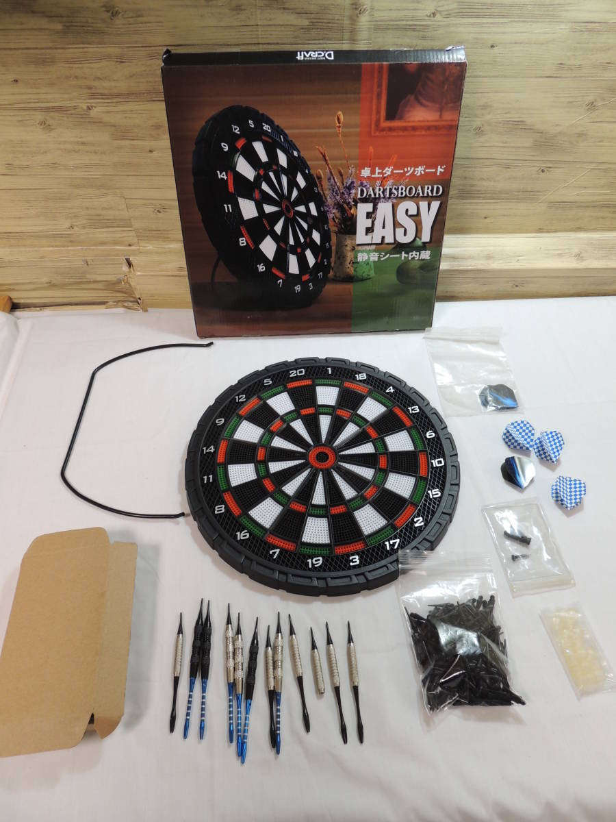 ダーツ 卓上 ダーツ ボード DARTS BOARD EASY ダーツ ボード イージー D-CRAFT ＋ プラスチック ソフトダーツ用品 セット(ボード)｜売買されたオークション情報 ...