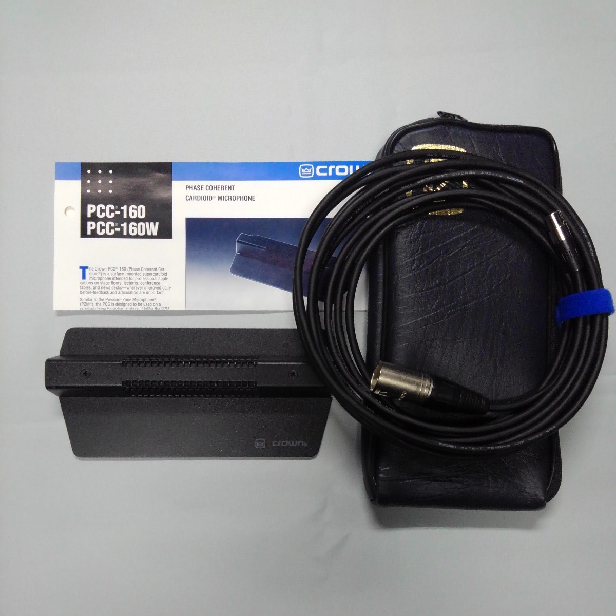 Yahoo!オークション - CROWN PCC-160 バウンダリーマイク 中古(出音良...