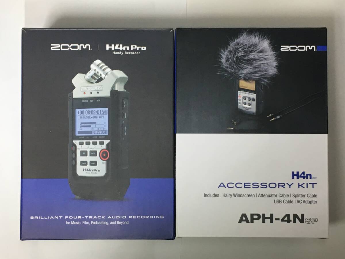 Yahoo!オークション - 【ZOOM H4n Pro ハンディレコーダー】&【APH-4nP...