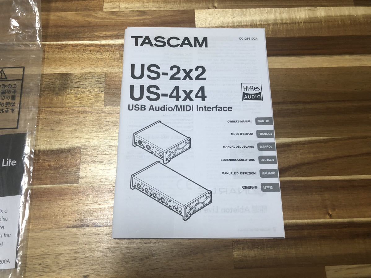 Yahoo!オークション - TASCAM US-2x2 オーディオインターフェイス