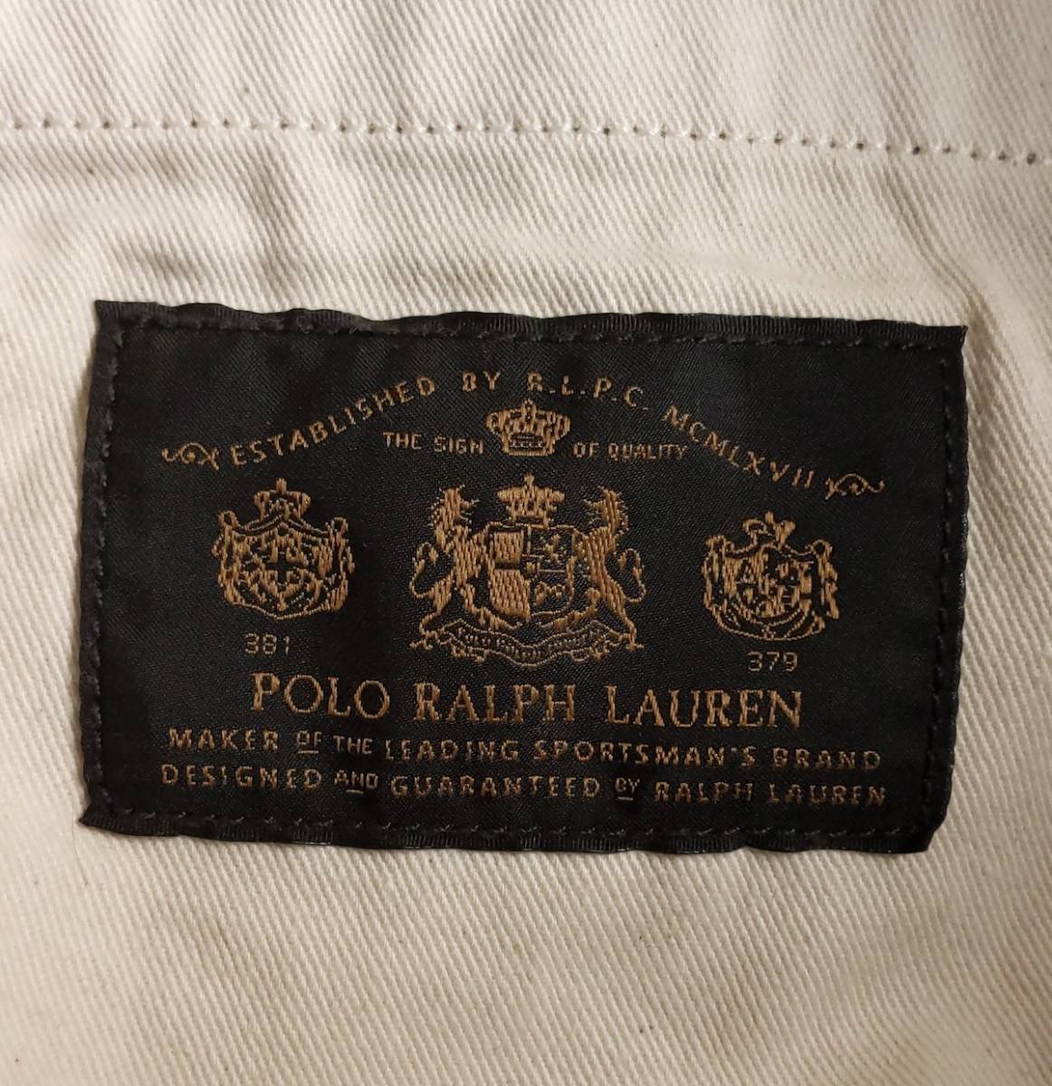 Yahoo!オークション - ラルフローレン Ralph Lauren 鹿革 パッチ付 ワ...