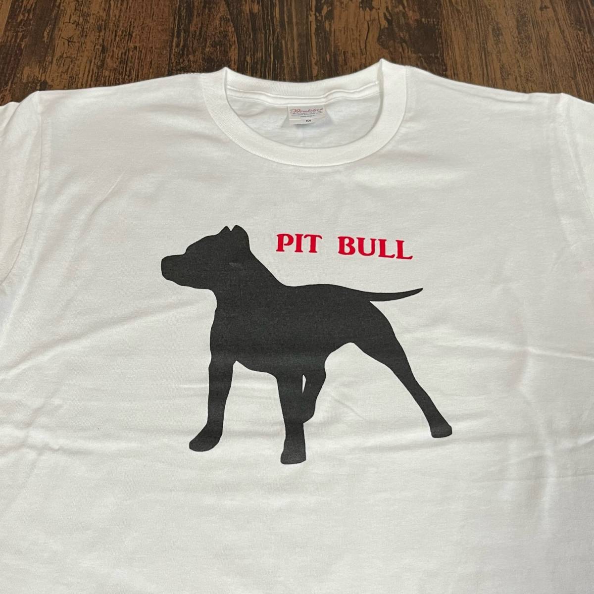 Yahoo!オークション - PITBULL・ピットブル・プリントTシャツ・白・XL