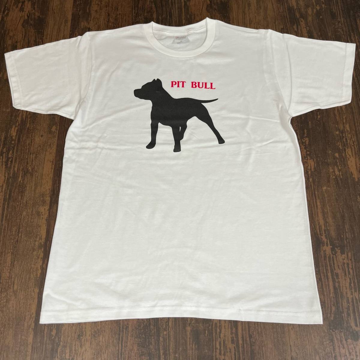 Yahoo!オークション - PITBULL・ピットブル・プリントTシャツ・白・M