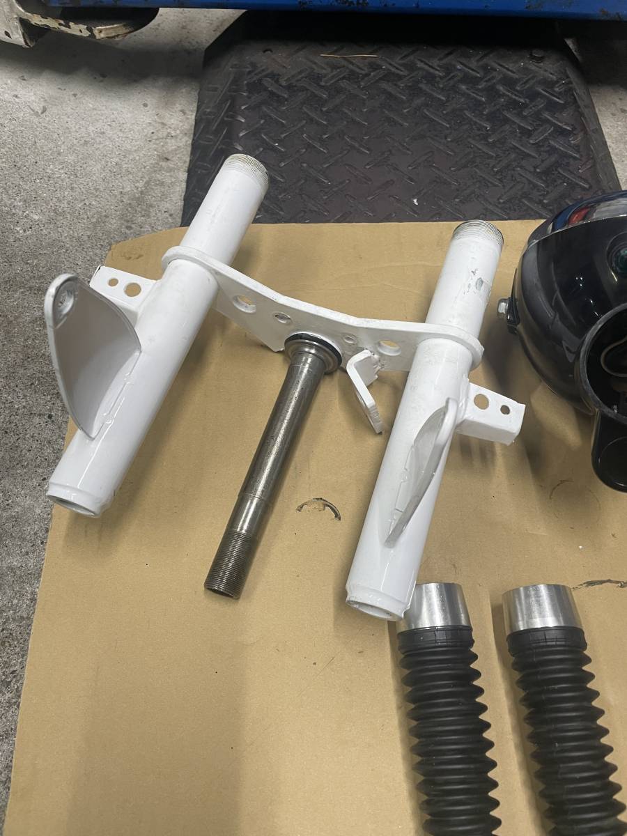 日本代購代標第一品牌【樂淘letao】－ホンダ モンキー 5Lモンキー 純正 フロントフォークアウター A型仕様 おまけライト付き ワンオフ ゴリラ 4mini