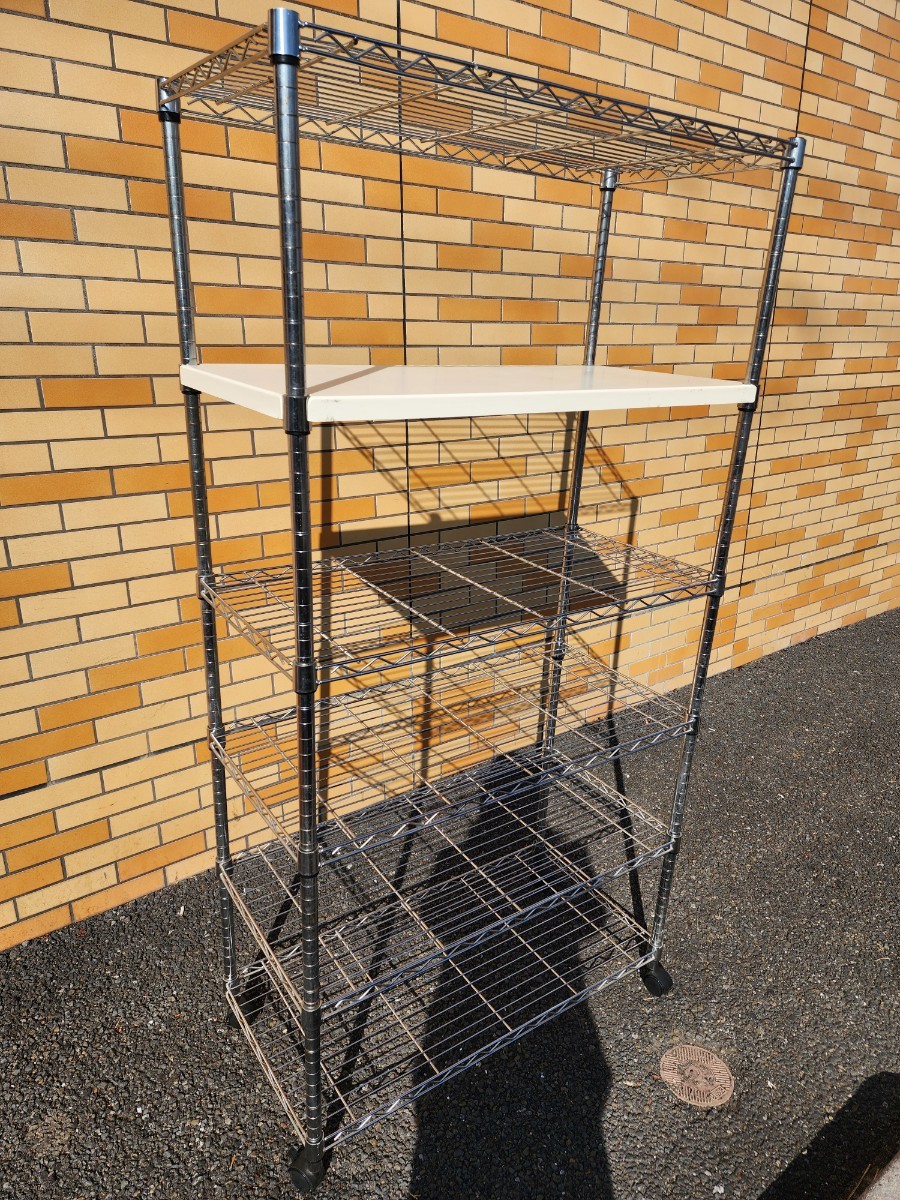 Yahoo!オークション - メタルラック キャスター付き