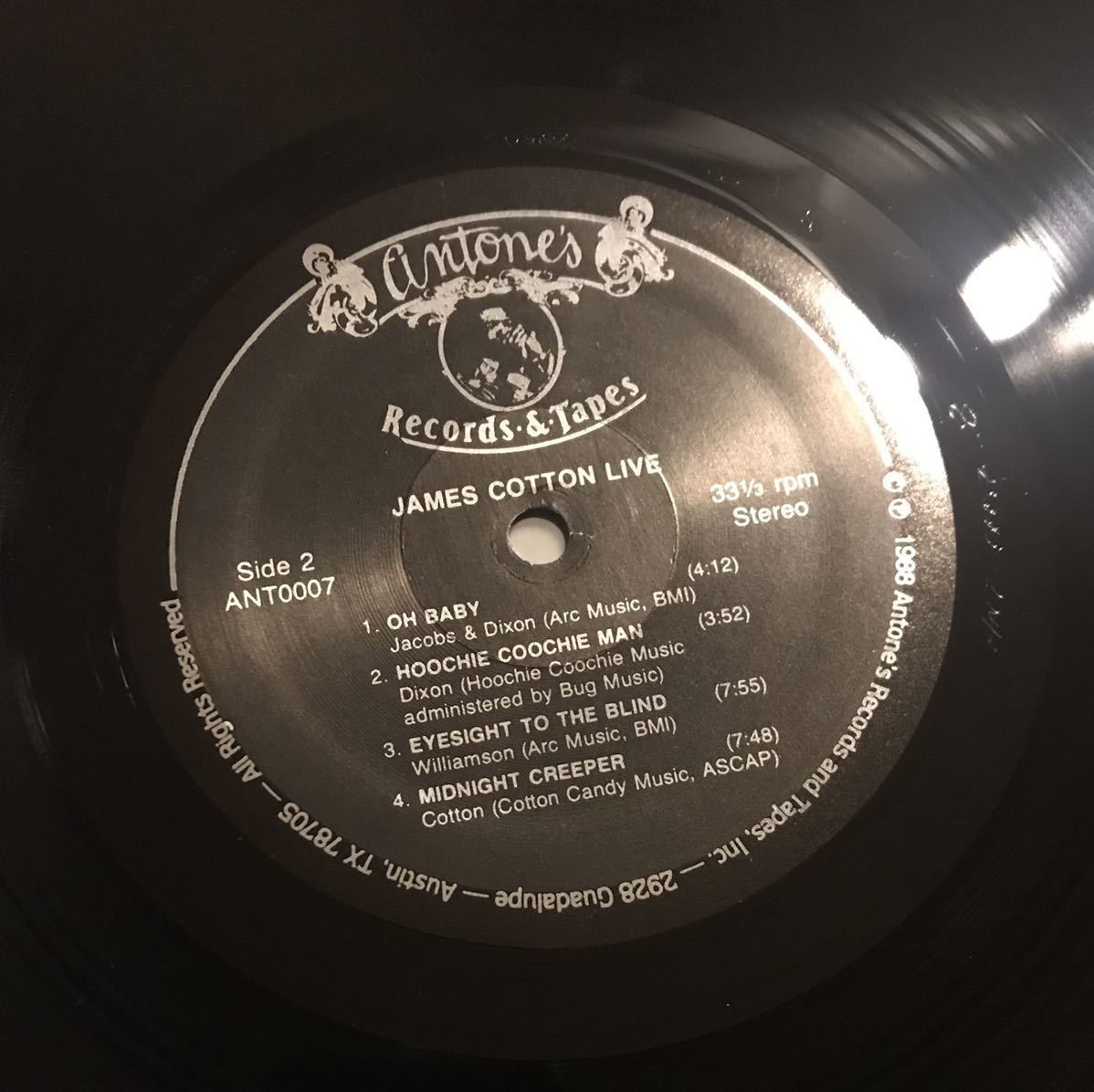 Yahoo!オークション - James Cotton ジェームス・コットン Recorded L...