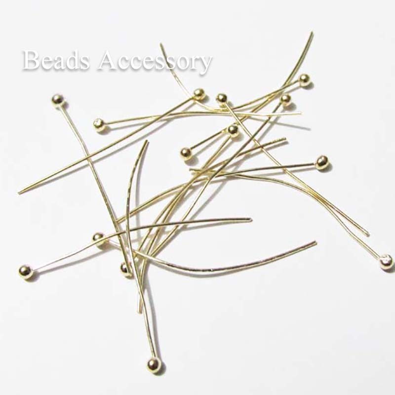 Yahoo!オークション - BA-0753 ボールピン 30mm ピンクゴールドカラー ...