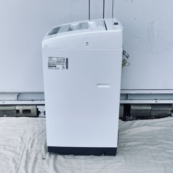 Yahoo!オークション - 日立 全自動電気洗濯機 NR-R704 洗濯7.0kg ピュ...