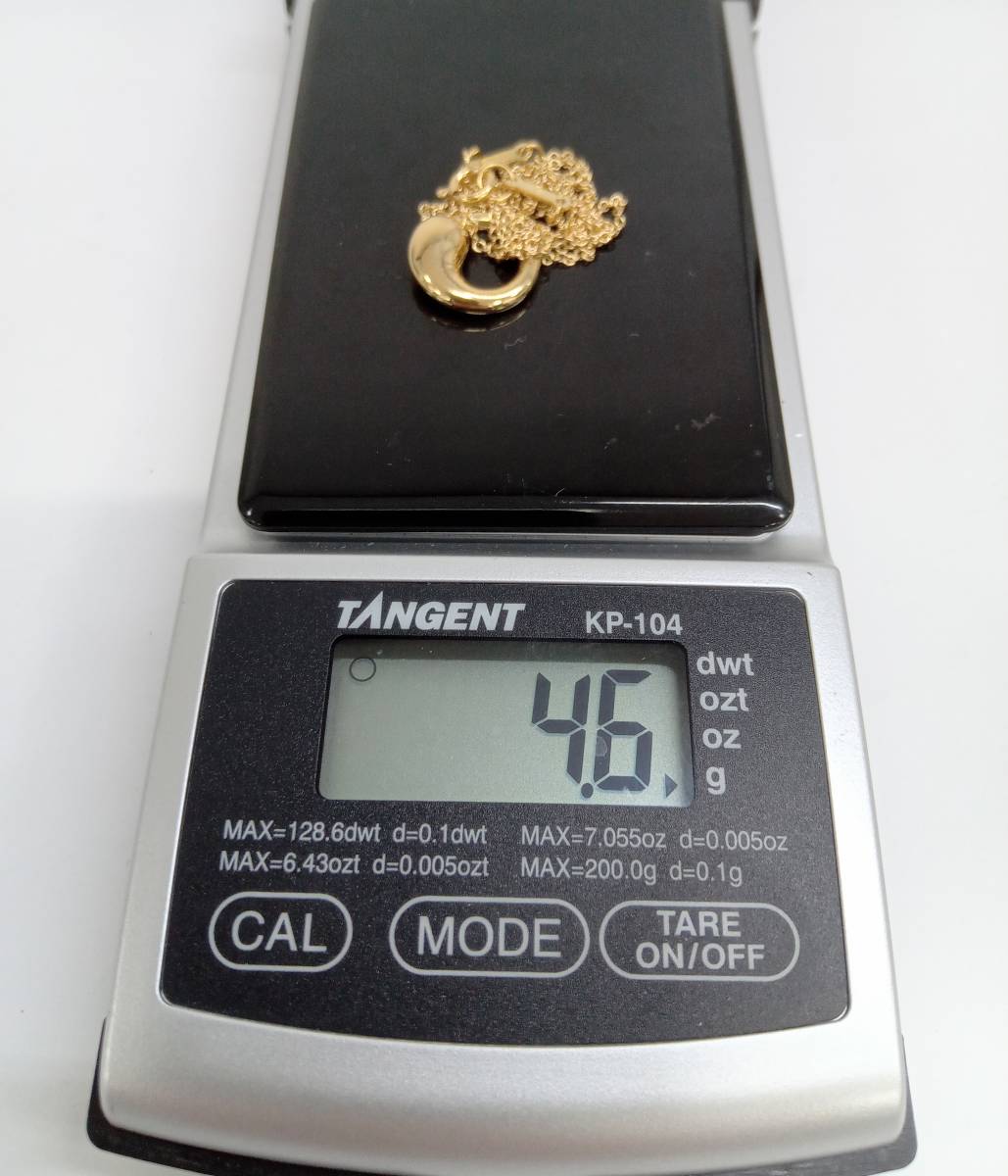 Yahoo!オークション - Tiffany＆Co. K18 41cm 4.6g ネックレス