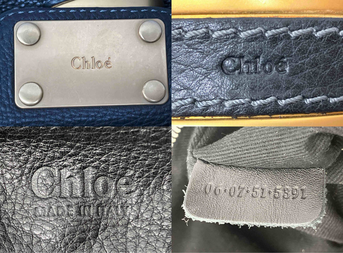 日本代購代標第一品牌【樂淘letao】－Chloe クロエ パディントン ハンドバッグ 肩掛け レザー ブラック 金具:シルバー、ゴールド 06・07・51・5391 鍵欠品