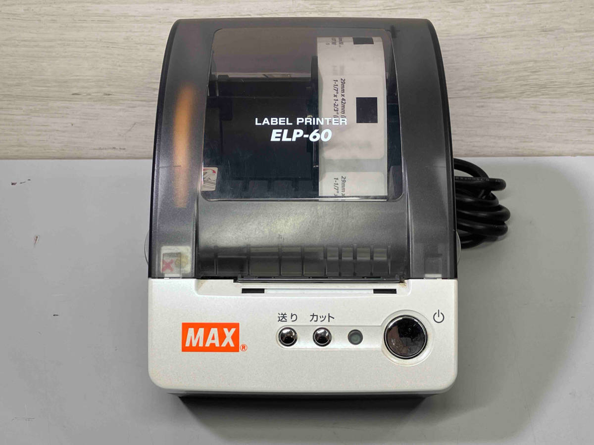 Yahoo!オークション - ジャンク MAX マックス ラベルプリンター ELP-60...
