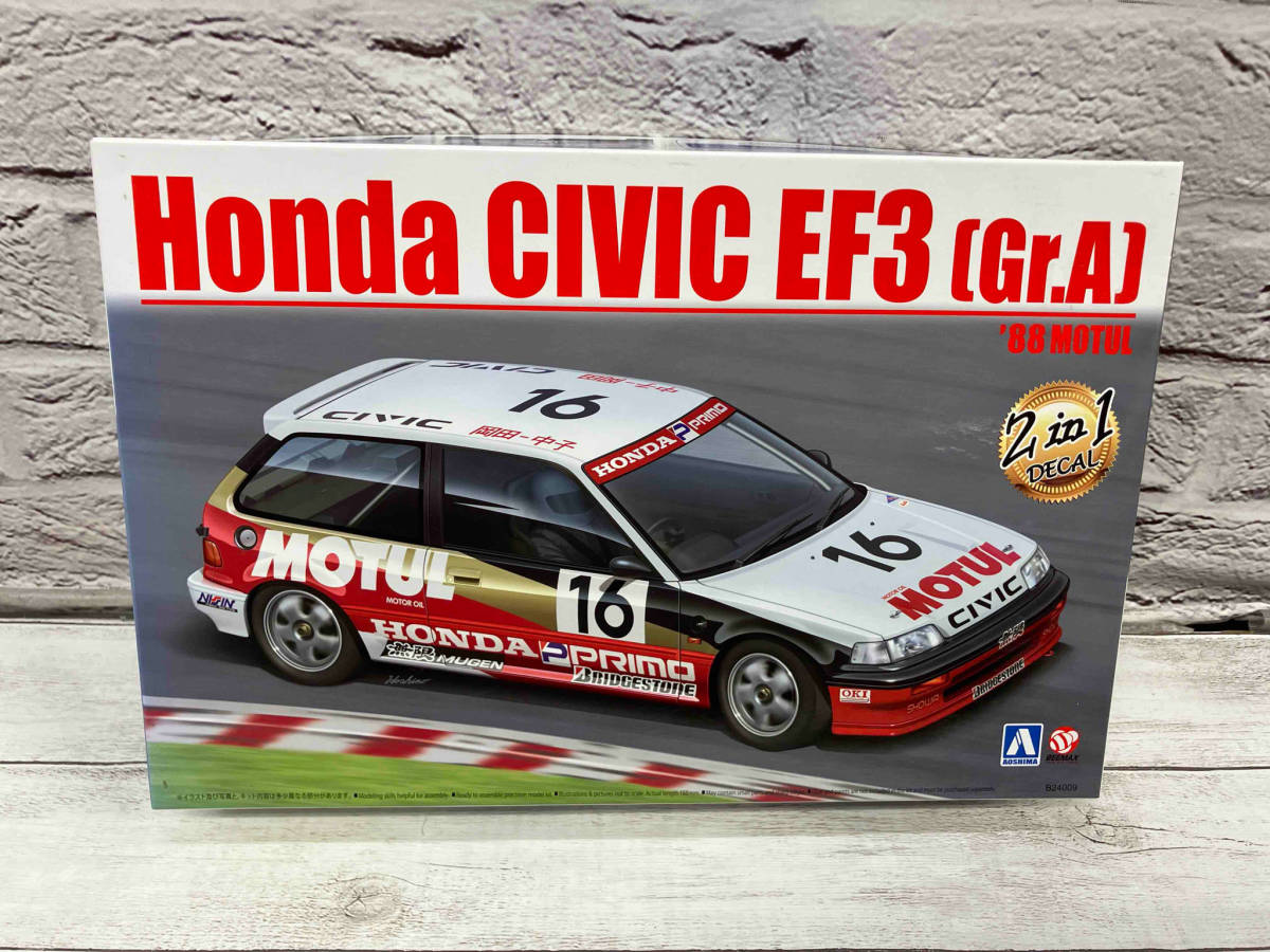 Yahoo!オークション - プラモデル アオシマ 1/24 ホンダ シビック EF3 ...