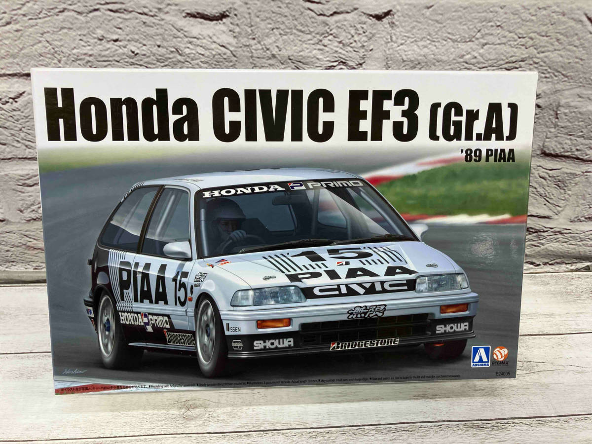 Yahoo!オークション - プラモデル アオシマ 1/24 EF3 シビック Gr.A