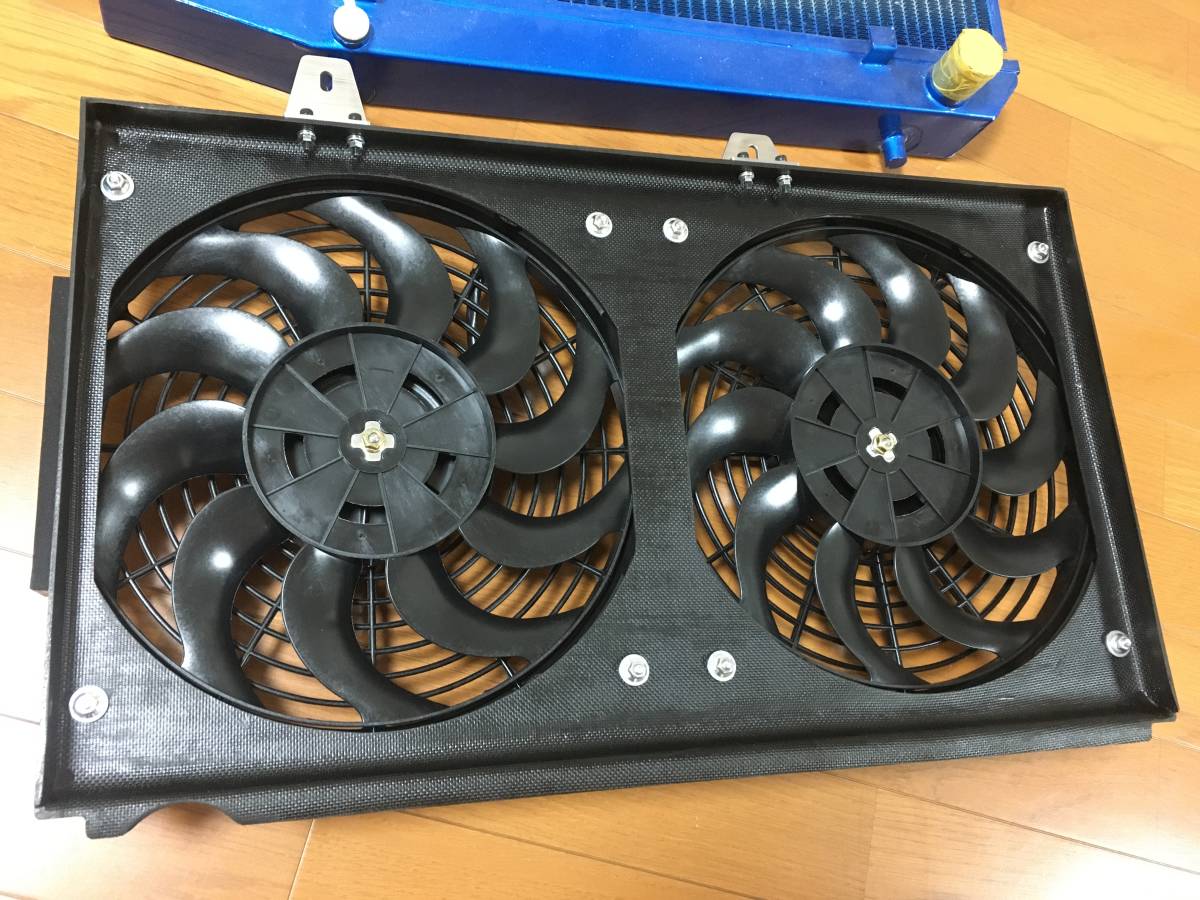 Yahoo!オークション - AE86 FRP シュラウド 電動ファン 新品 薄型 ラジ...