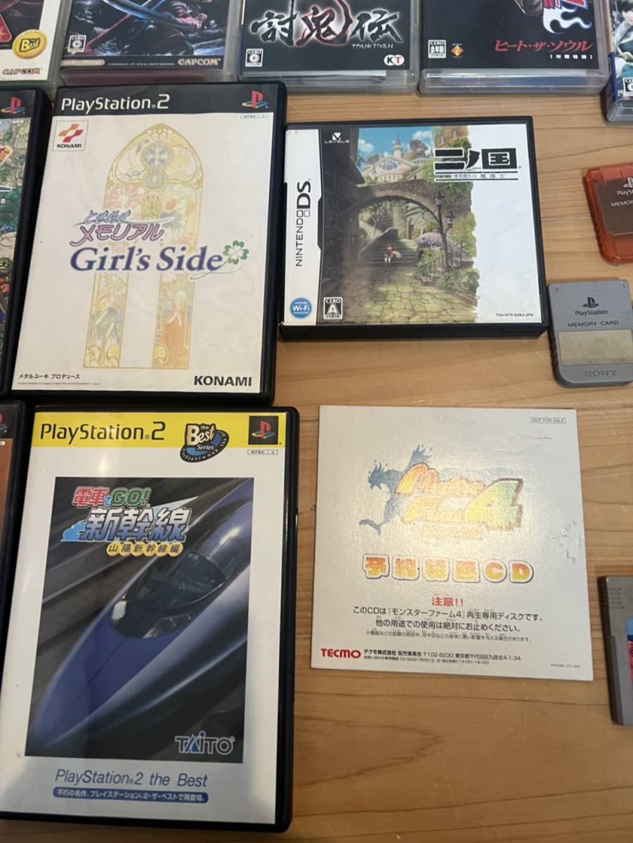 ゲームソフト まとめてセット 大量 PSP PS2 DS GB SEGA 64 PC GBA PS2 3DS PS4 モンハン ドラクエ 電車 メモリーカード付きジャンク(中古)のヤフオク落札情報