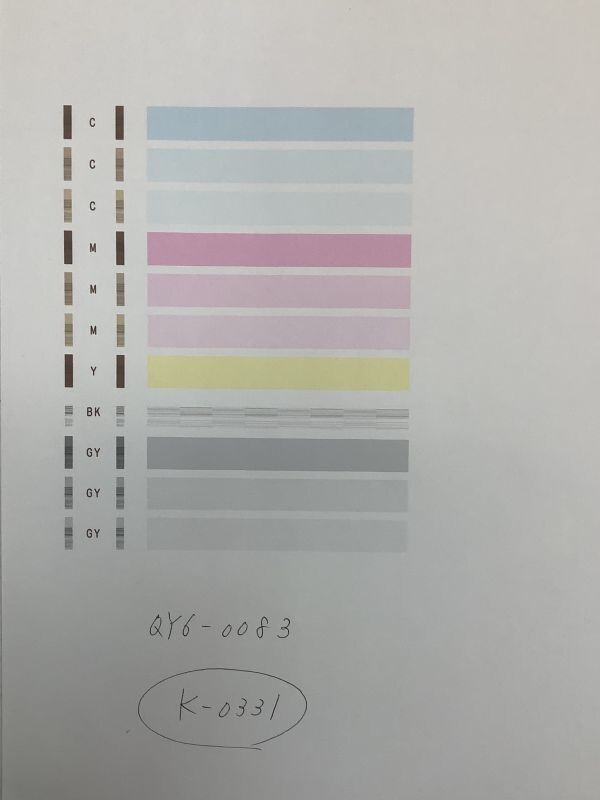 Yahoo!オークション - No.K331プリンターヘッド ジャンク QY6-0083 CAN...