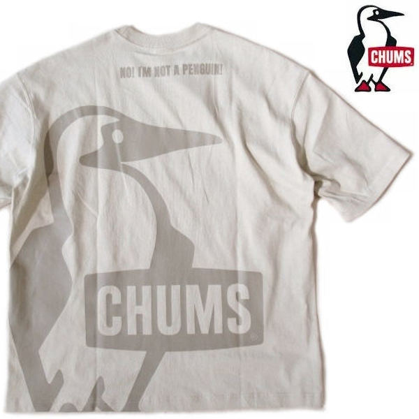 チャムス/CHUMS オーバーサイズドブービーTシャツ USAコットン ルーズシルエット大きめTシャツ CH01-2356 グレージュ Lサイズ(チャムス)｜売買されたオークション情報 ...