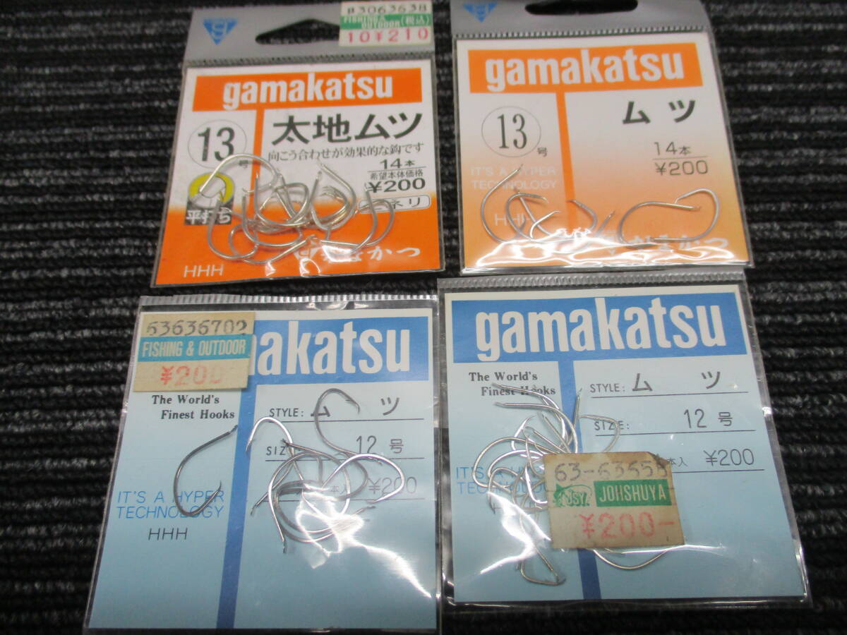 Yahoo オークション 新品 Gamakatu ムツ針 セット ガマカツ 太地ムツ