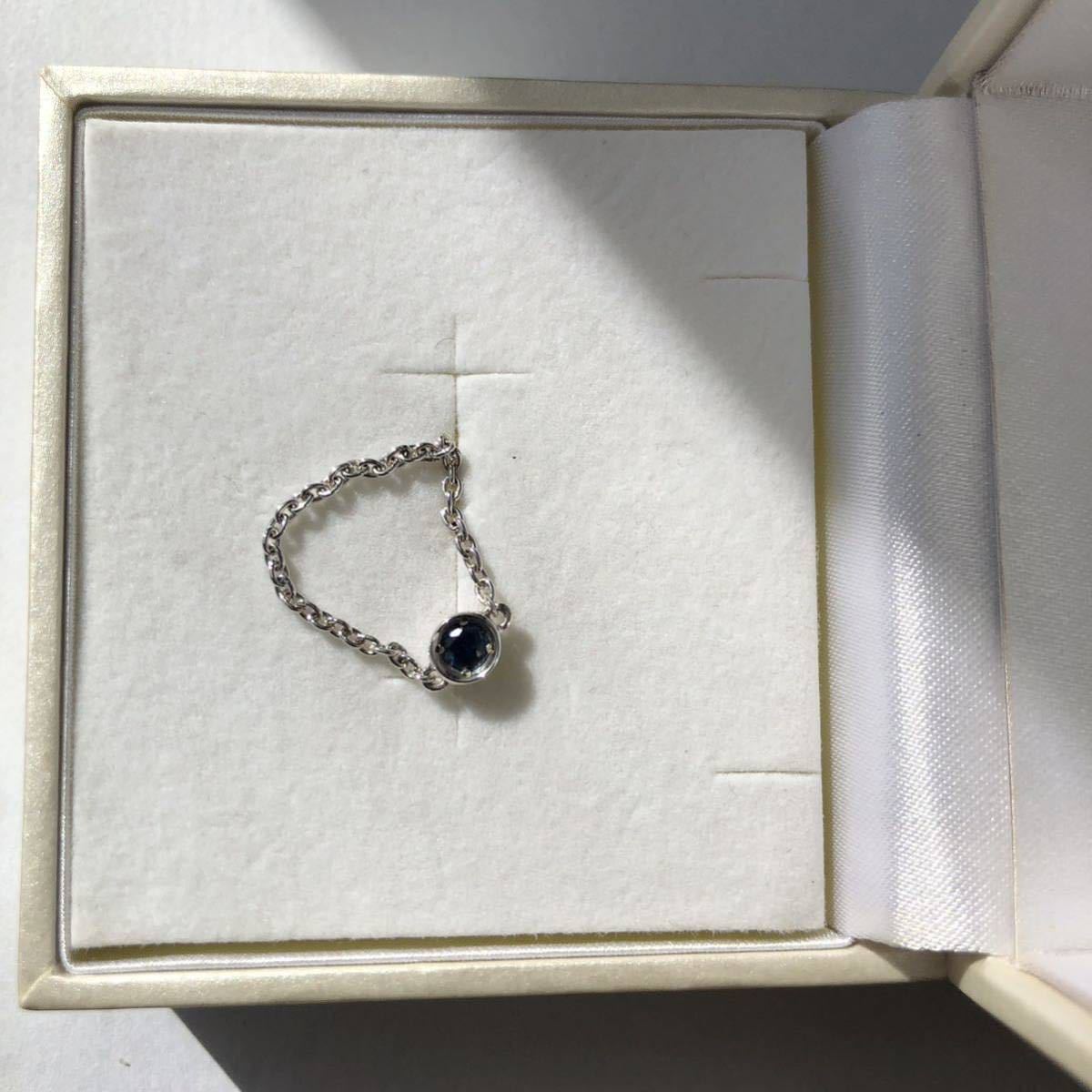 アヴァロンavaron サファイア チェーンリング5号 k18WG SENTiA(サファイア)｜売買されたオークション情報、yahooの商品情報をアーカイブ公開 - オークファン（aucfan ...