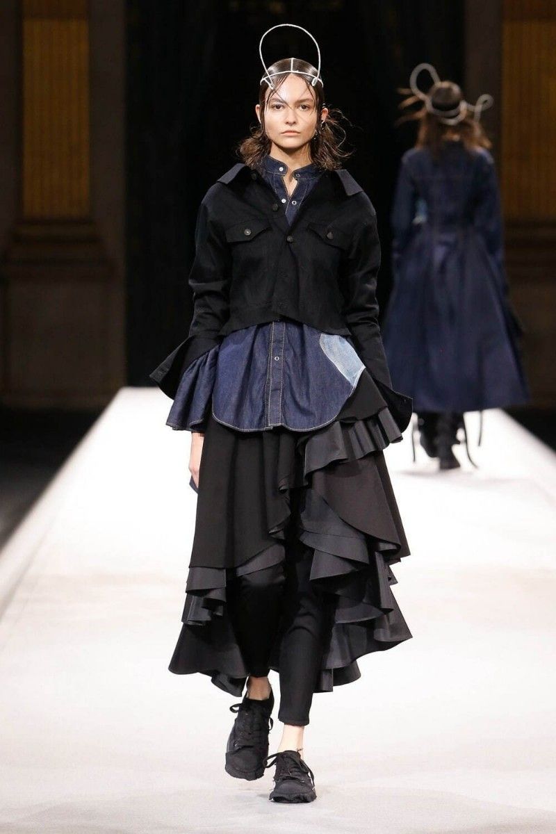 Yohji Yamamoto FEMME 22AWコレクションデニムジャケットFE-J12 Yohji Yamamoto FEMME 22AWコレクションデニムジャケットFE-J12