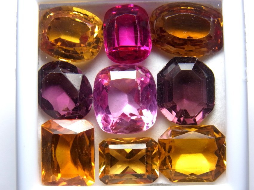 Yahoo!オークション - [Shimoe]最落無し 1円～合計52．9ct 色石...