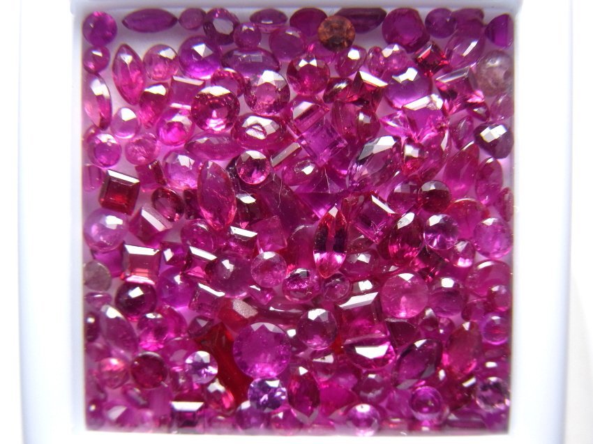 Yahoo!オークション - [Shimoe]最落無し 1円～合計11．7ct 赤色...